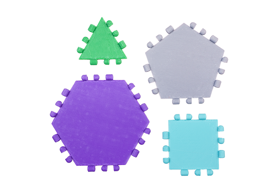 Geometric Shapes - Poly Snaps | YSoft BE3D Academy